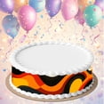 3 pcs Retro Wavy Stripes Cake Strips Edible birthday cake strips, cake ...