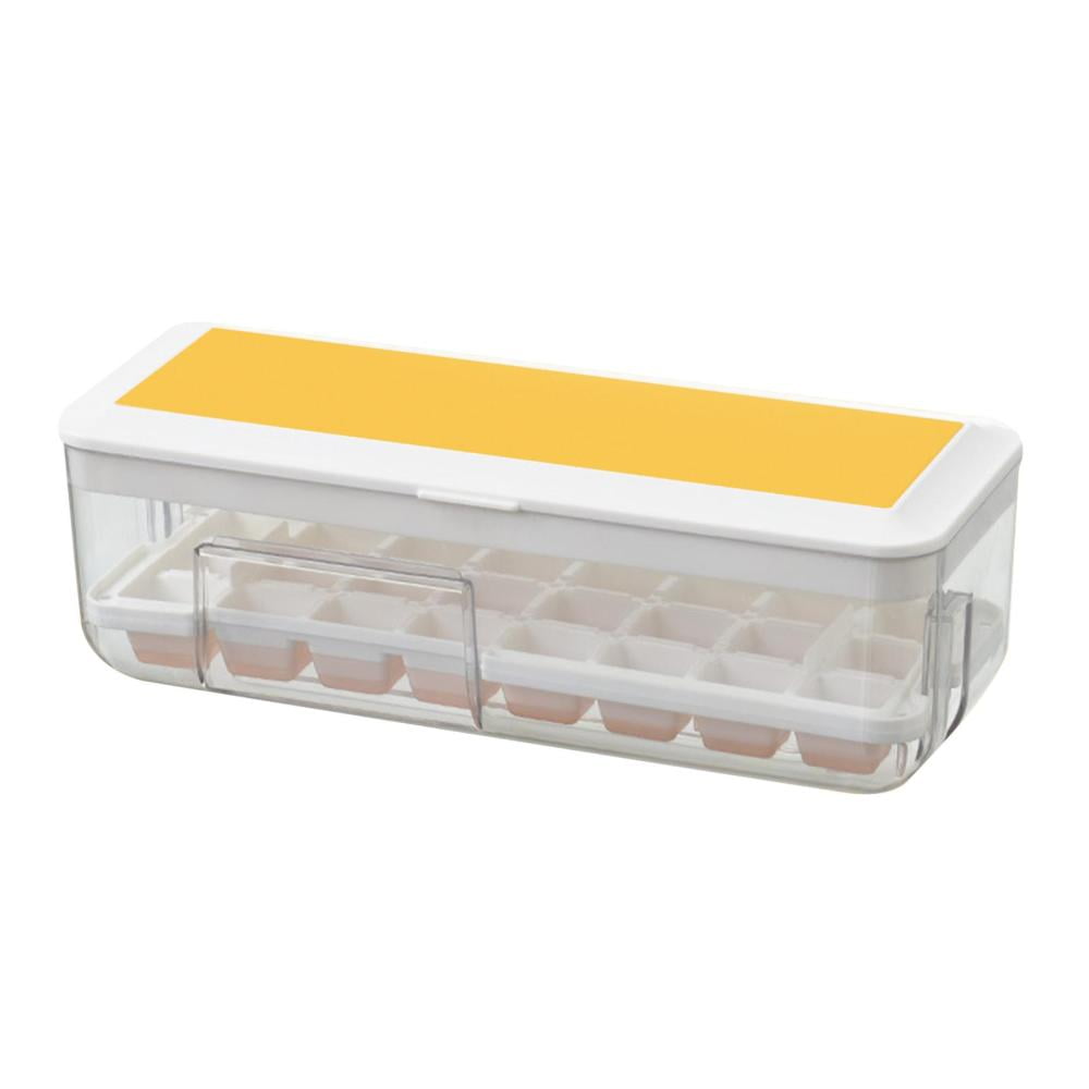 Ice Cube Trays For Freezer | 24 Cube Ice Cube Tray With Bin | Ice Cube ...