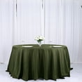 BalsaCircle 6 Pieces 132" Olive Green Round Polyester Tablecloths ...