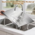 Cutting Boards for Kitchen, AOKIWO Large Stainless Steel Baking Boards ...