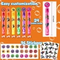 24PCS Dirt Bike DIY Bubble Wands Party Favors 96PCS Stickers for Goodie ...
