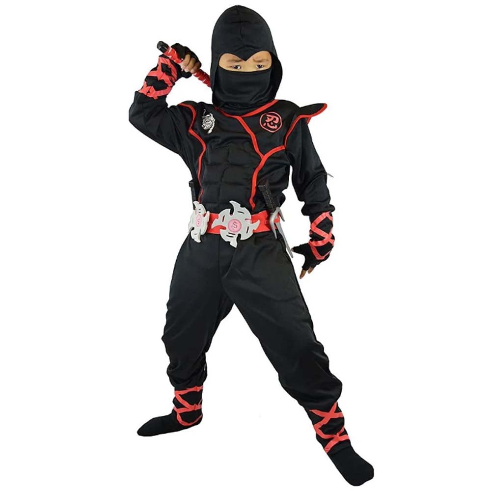 Buy Muscle Ninja Cosplay Costume, Ninja Role-playing Costume for Boys ...