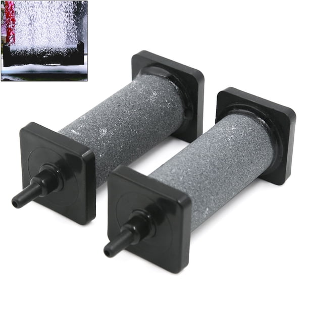 2 PCS Air Stone Bubble Aerator Pump Hydroponics Aquarium Fish Tank ...