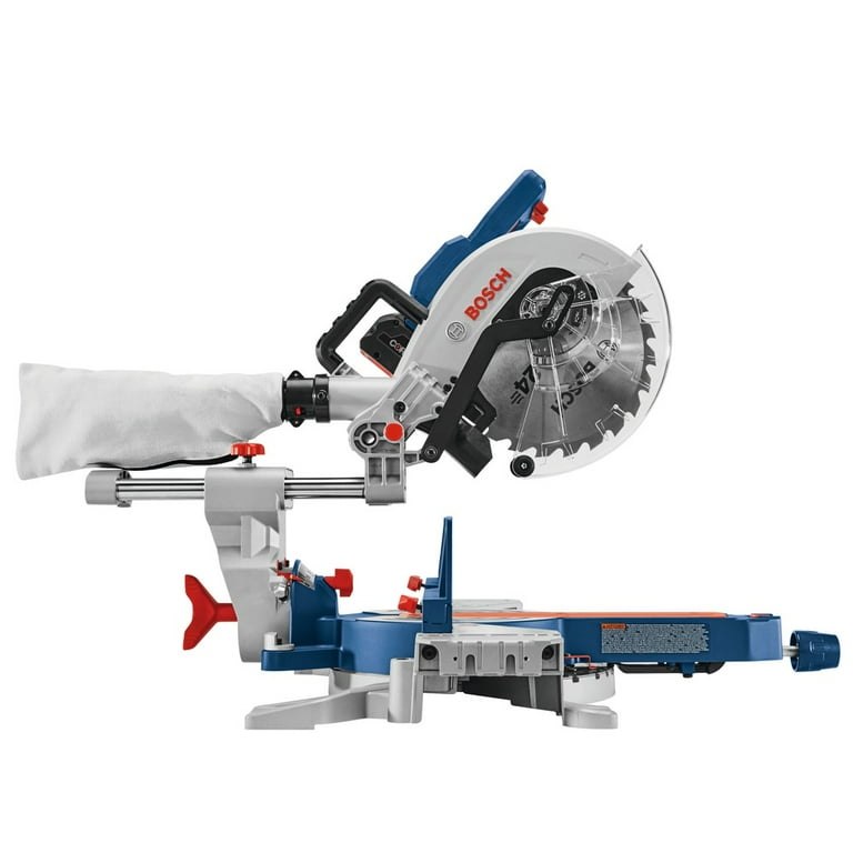 Restored Premium Bosch GCM18V 10SDN14 RT 18V PROFACTOR Brushless Dual Bevel Slide Lithium Ion 10 in. Cordless Miter Saw Kit 8 Ah Refurbished