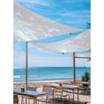 Blue Butterfly Sun Shade Sail 8'X10' Dream Flower Forest Tree Plant ...