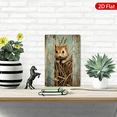 8x12 Inch Rectangular Metal Wall Art, Vintage Farm Hamster Peeking ...