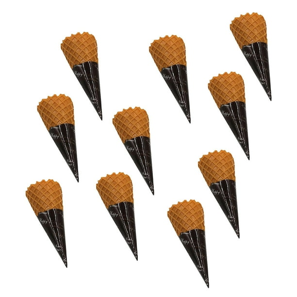 10pcs Simulation Ice Cream Stackable Realistic Pvc Diy Embellishments ...