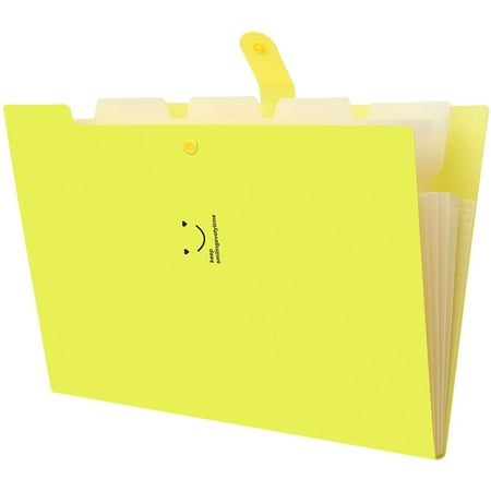Compartment folder A4, document folder A4 expandable portable file ...
