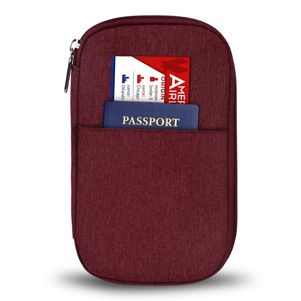 Omouboi Passport Wallet Passport Holder Travel Ticket Passport Credit ...