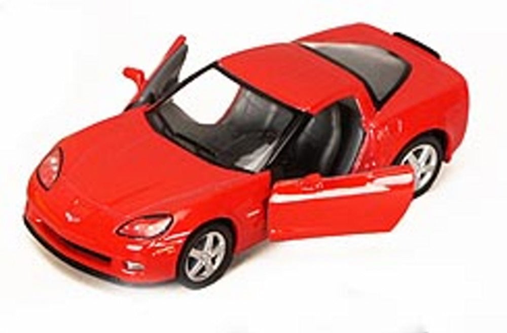 2007 Chevy Corvette Z06, Red - Kinsmart 5320D - 1/36 scale Diecast ...