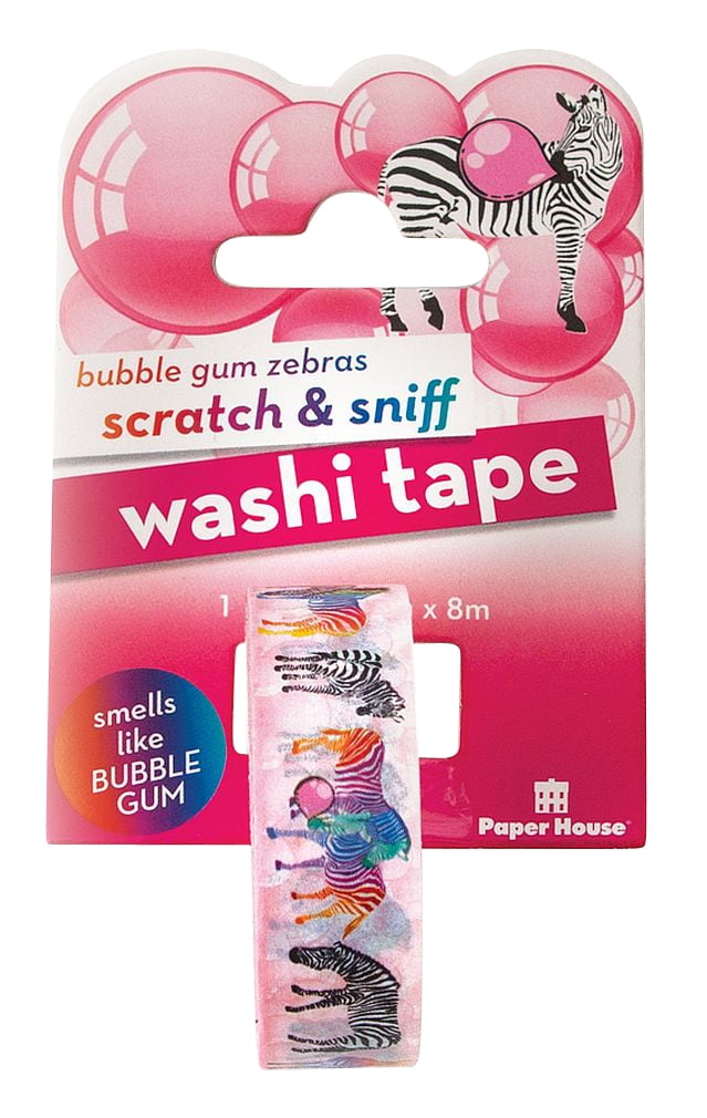 Paper House Productions Rainbow Zebras Bubble Gum Scented Scratch ...