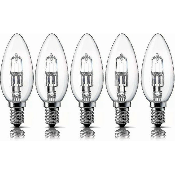 E14 28w Halogen Candle Light Bulbs, Small Edison Screw Bulb (ses) 2700k ...