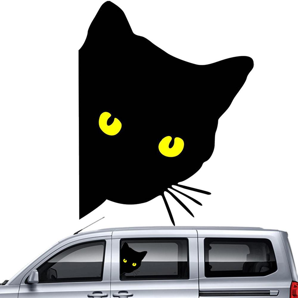 Tohuu Car Peeking Sticker Self-Adhesive Reflective Decals For Cars ...