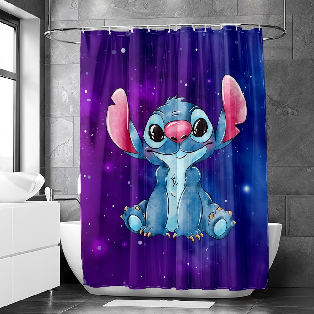 Lilo And Stitch Cartoon Anime Aesthetics Cartoon Stitch Shower Curtain