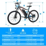 Wheelspeed M7 Electric Bike 27.5", 500W Motor Adults Electric Bicycle ...