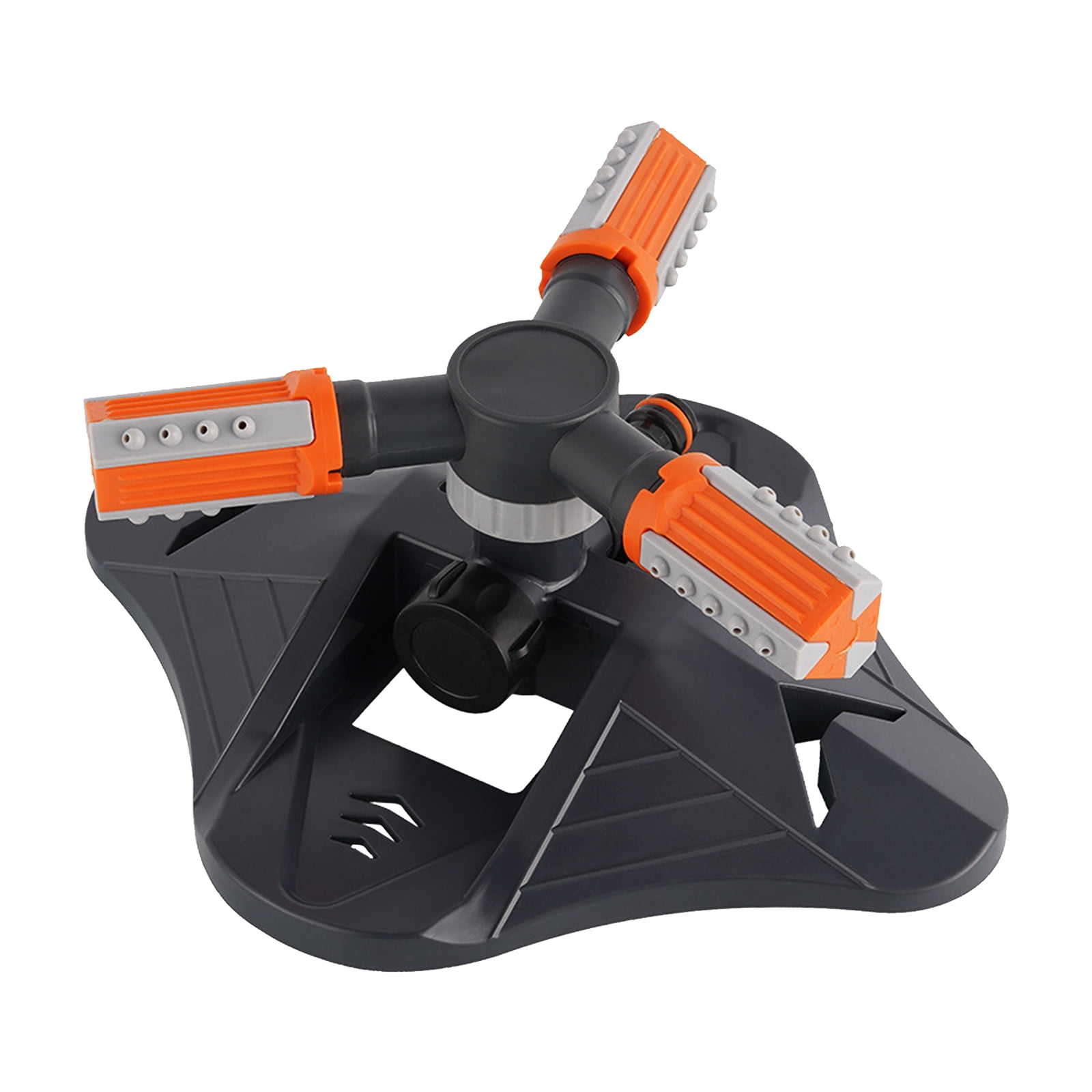 CACAGOO 360° Rotating Garden Sprinkler Adjustable 3-Arm Lawn Sprinkler ...