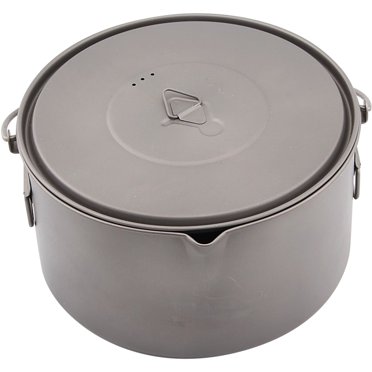 TOAKS Titanium 750ml Portable Camping Pot with Detachable Handle for ...