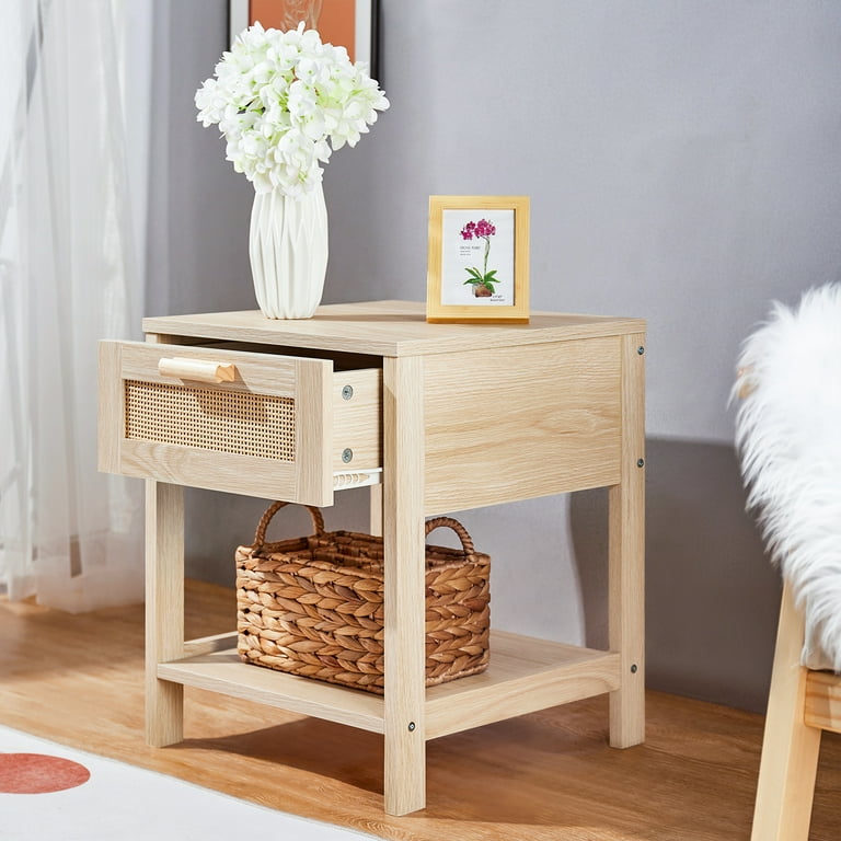 Kodu rattan bedside table store