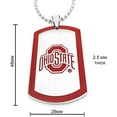 NCAA Ohio State Buckeyes Stainless Steel Dog Tag Men's Necklace ...