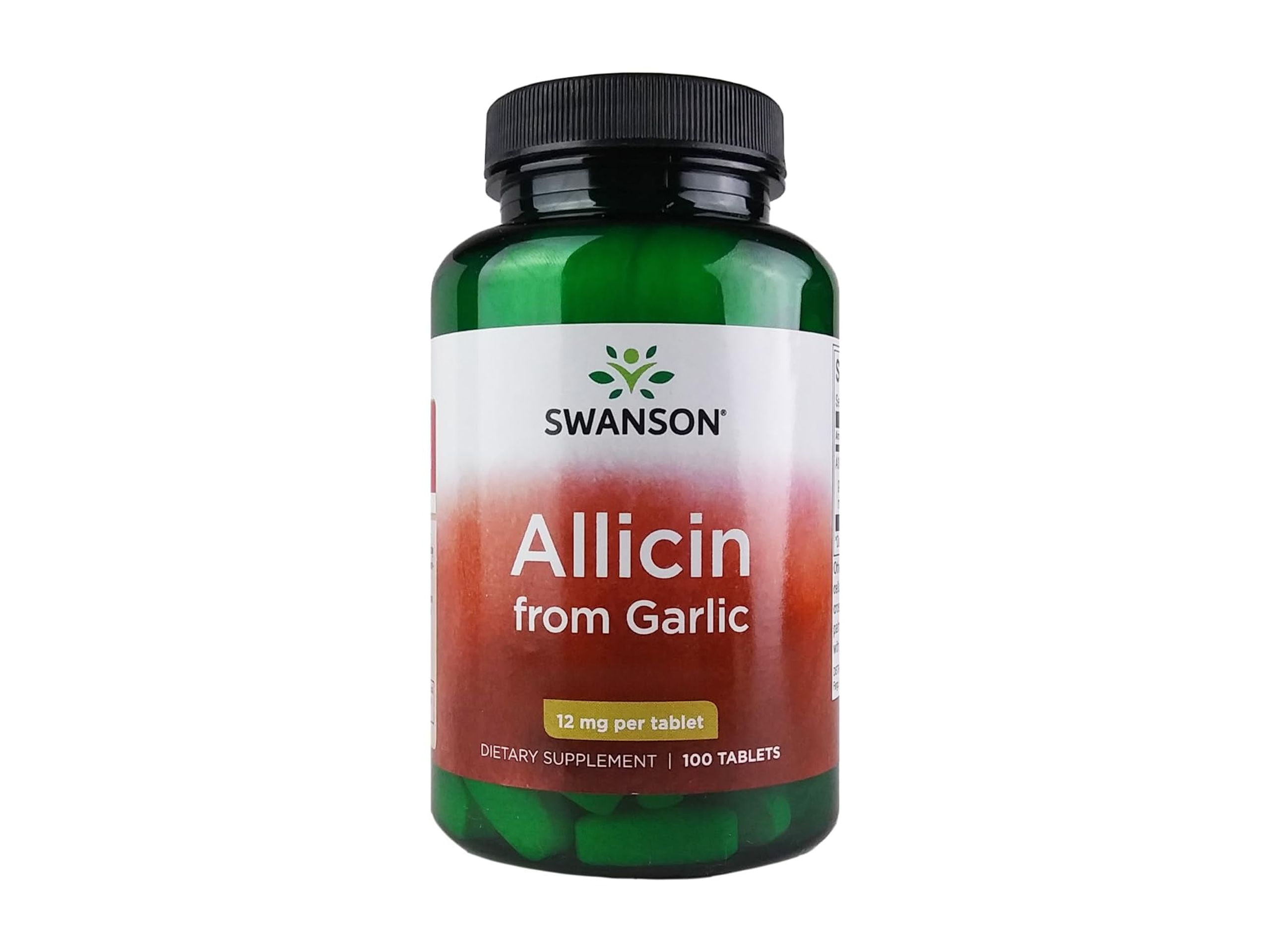 Suplemento de alicina Swanson a partir de ajo, 12 mg, 100 tabletas ...