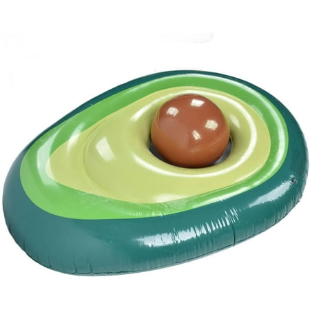 Inflatable Avocado Pool Float, Avocado Pool Floatie with Ball Water Fun ...