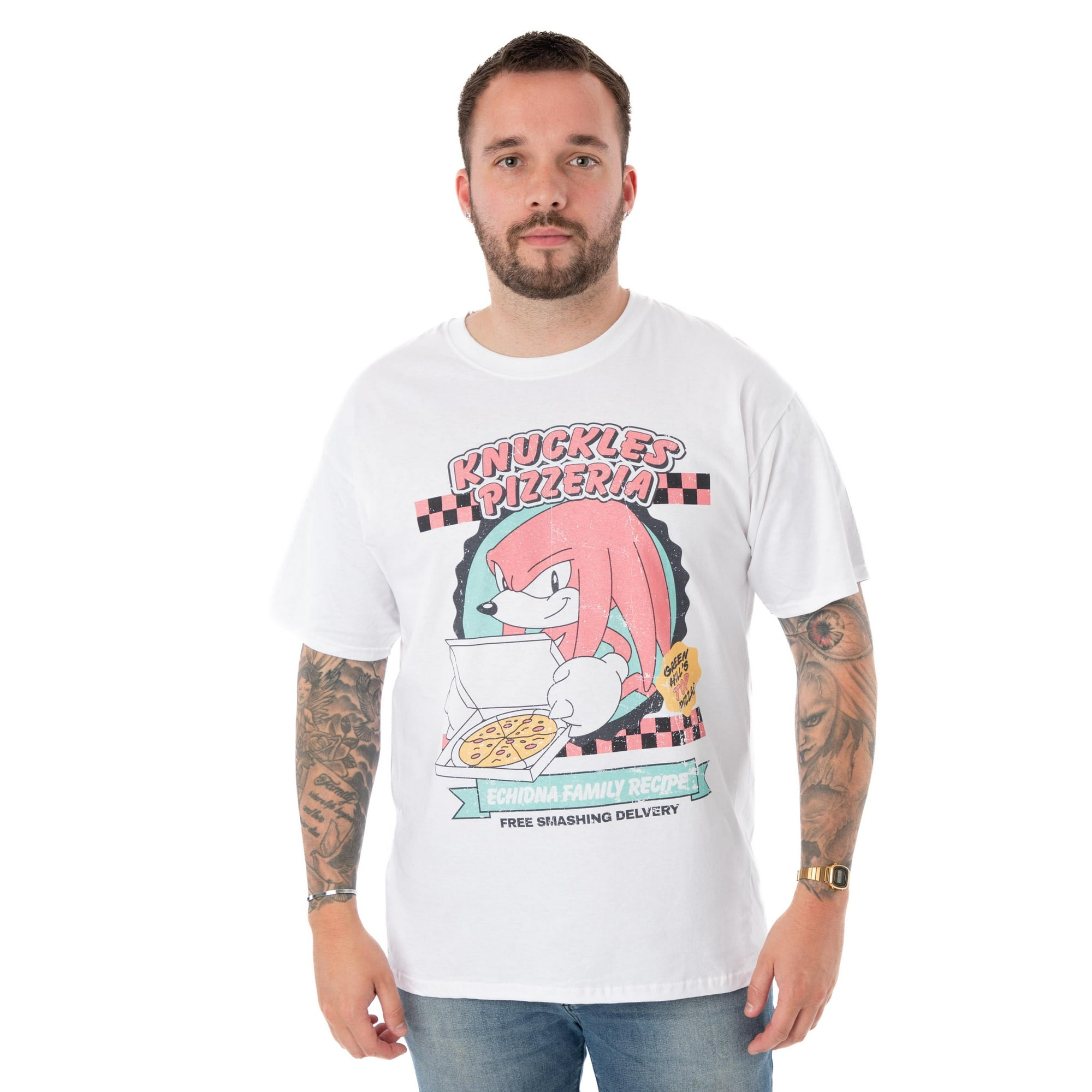 Click here for Sonic The Hedgehog Mens White Short Sleeved T-Shir... prices