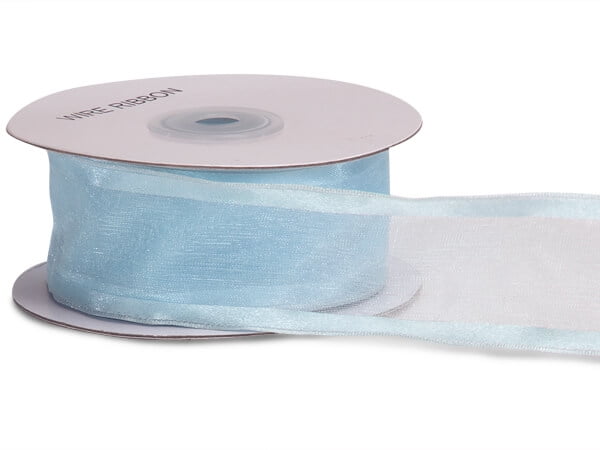 Jewelry & Beauty Light Blue Sheer Wire Edge Ribbon Cord & Lacing Craft ...