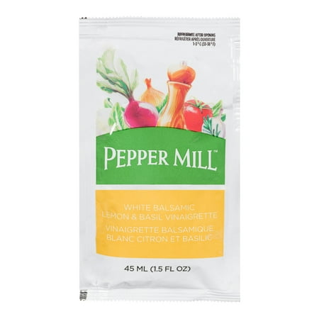 Pepper Mill White Balsamic Lemon/Basil Dressing, Portion | 45ML/Unit ...