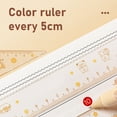 7 Pcs Geometry Math Set CartoonAn1ma1Ruler Set Includes Rulers Compass ...