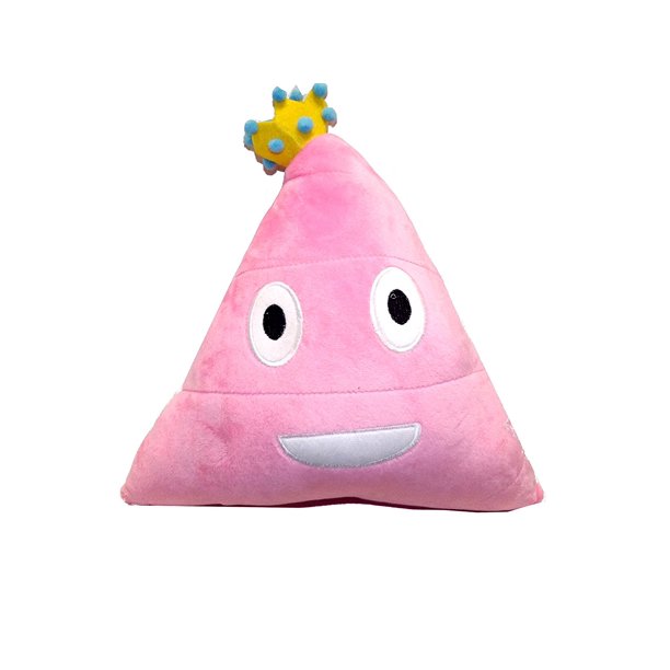 Royal Deluxe Pink Princess Poo Emoji Plush Pillow - Walmart.com