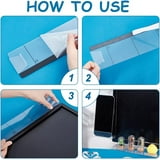3Pcs Acrylic Monitor Memo Board Adhesive Side Monitor Message Board ...