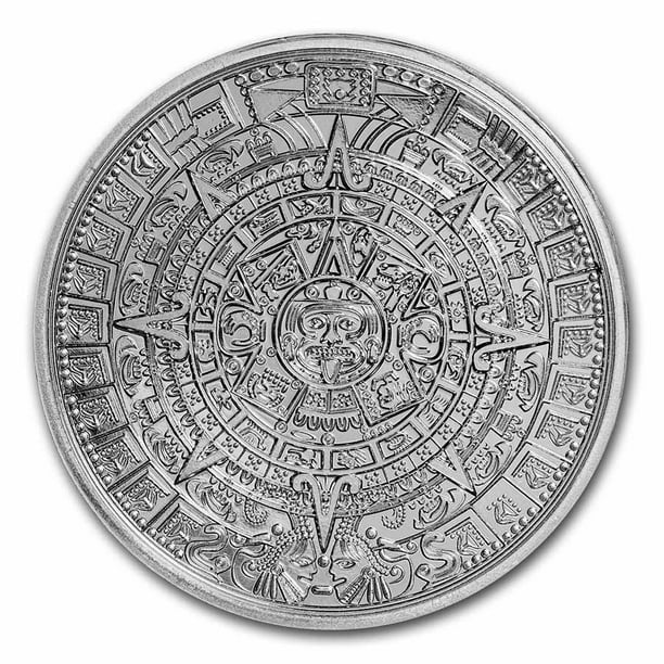 1 oz Silver Round - Aztec - Walmart.com