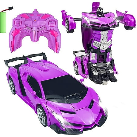 Remote Control Car Transforming Robot Rc Car For Kids. 2.4ghz 1:18 ...