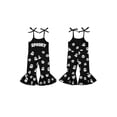AceBaby Little Girl Halloween Overalls 0-7T Letter Embroidered and ...