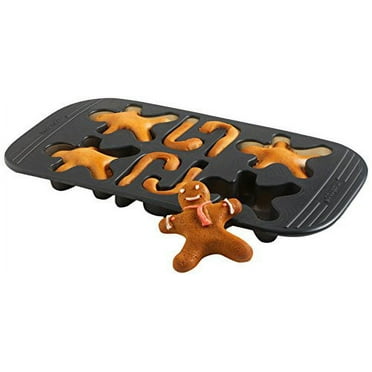 Wilton Non-Stick Christmas Cookie Shapes Pan, 12-Cavity (Gingerbread ...