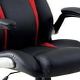 Benzara BM131850 Argon Contemporary Racing Car Office Chair, Black ...