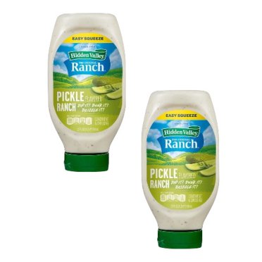 ( 2 Pack ) Hidden Valley Easy Squeeze Pickle Flavored Ranch Topping And ...