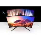 SAMSUNG 27" Class QHD Curved (2,560 x 1,440) Monitor - LC27G75TQSNXZA ...