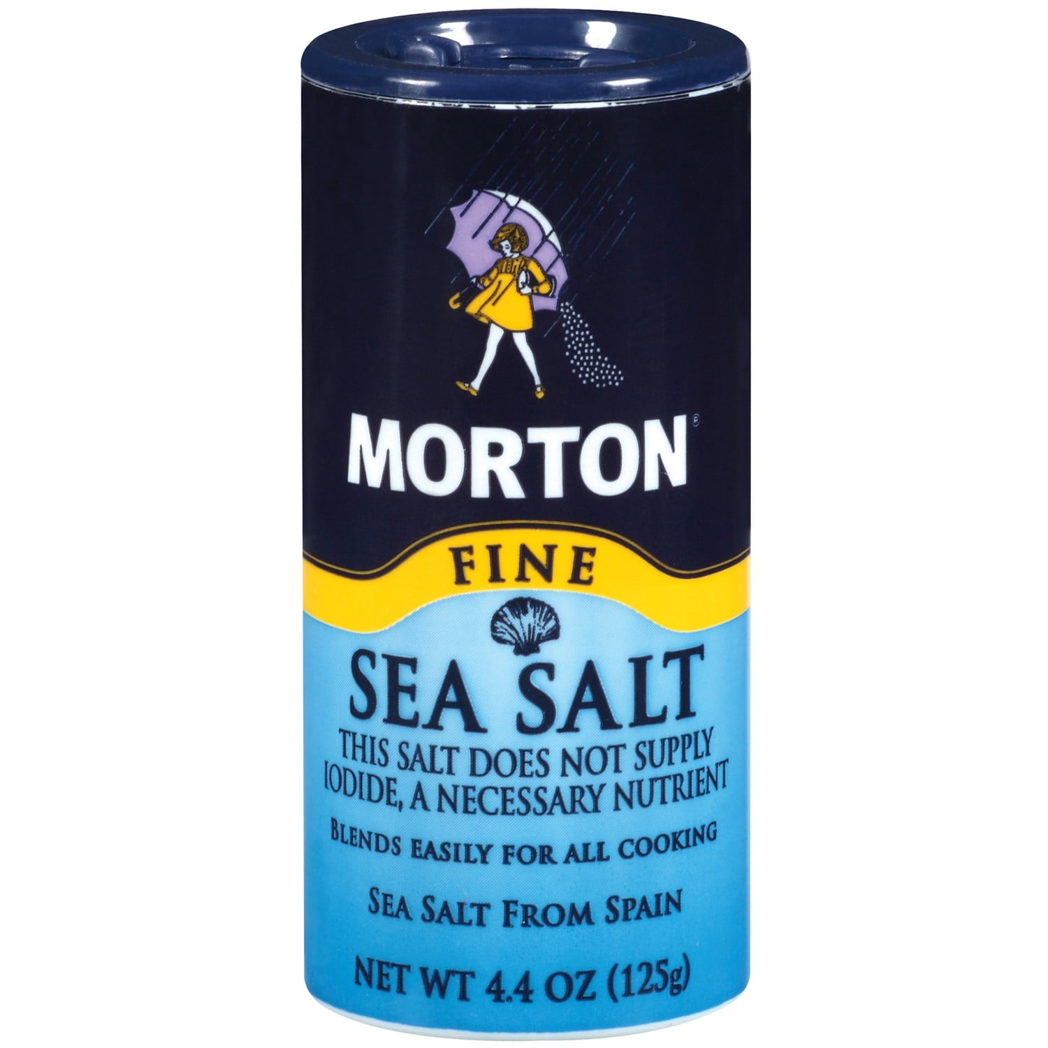 (2 pack) Morton Fine Mediterranean Sea Salt, 4.4 oz - Walmart.com