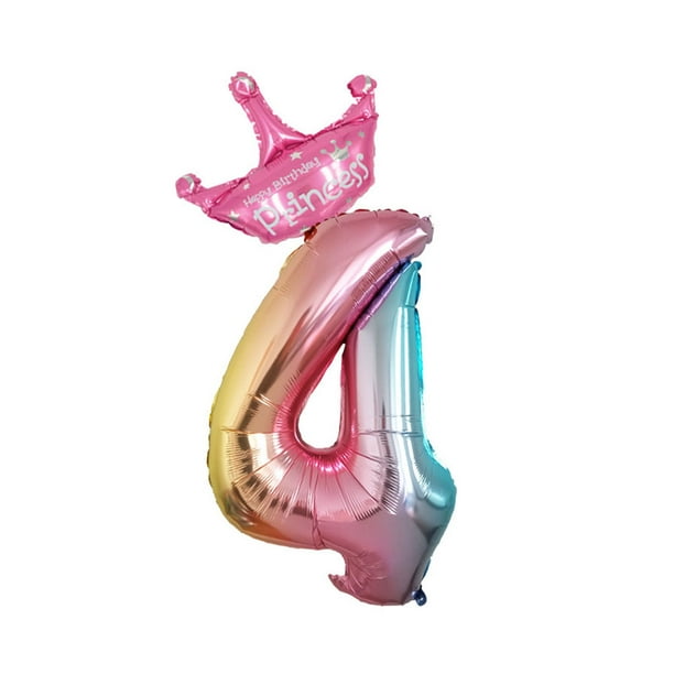 Aluminum Foil Home Kids Toy Balloon Gift Baby Shower Number Shape ...