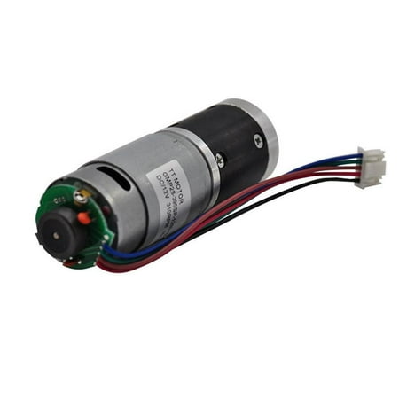 QualitChoice 5Pin 12V 300rpm 10KG.CM Encoder Metal Gearmotor 28mm Metal Mini DC Gear Motor ...