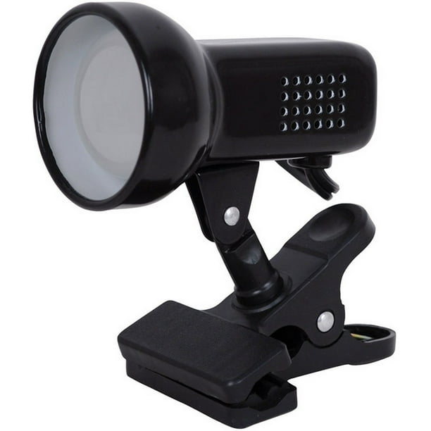 Living Accents 17346-003 Mini Clip-On Lamp, R14, Black - Walmart.com ...