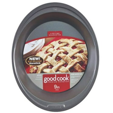 Two 9 inch Heavyweight Steel Pie Pans, Non-Stick, Even Heating for ...