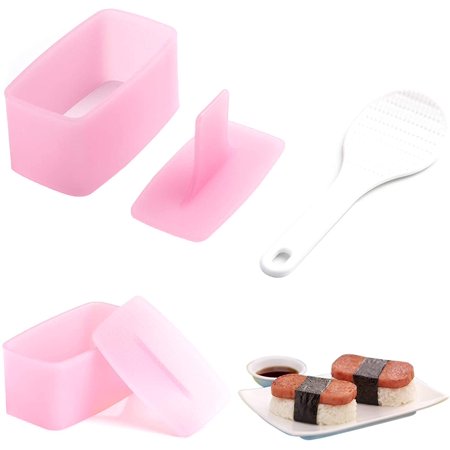 1 Pack Non Stick Musubi Maker Press with Small Rice Paddle, Sushi ...