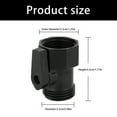 ABS Garden Hose Connector with Ergonomic Single Handle - Walmart.com