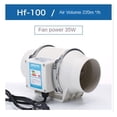 4''5''6'' Extractor Fan Low Noise Inline Duct Air Cleaning Machine ...