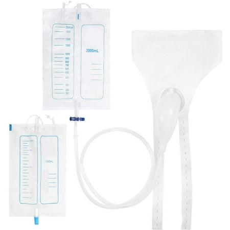 Fortunenine Wearable Mens Urinal Bag Portable Male Urine Container ...