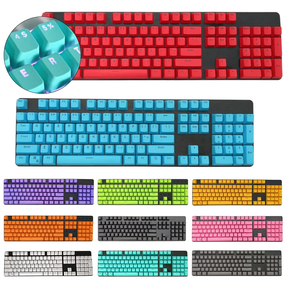 Buy 104Pcs/Set PBT Universal Backlit Key Cap Keycaps for Cherry ...
