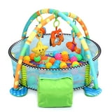 "YQSDG Baby Activity Play Mat, 3-in-1 Gym with Ball Pit, 4 Hanging Toys ...