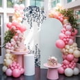 6FT Arch Backdrop Covers, Blue Botanical Wedding Arch Cover Stretchy ...